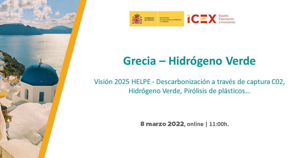 ICEX Grecia - Hidrógeno Verde | UNEF